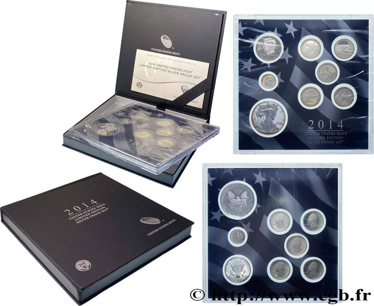 PROOF SET - 8 monnaies en argent VEREINIGTE STAATEN VON AMERIKA S- San ...