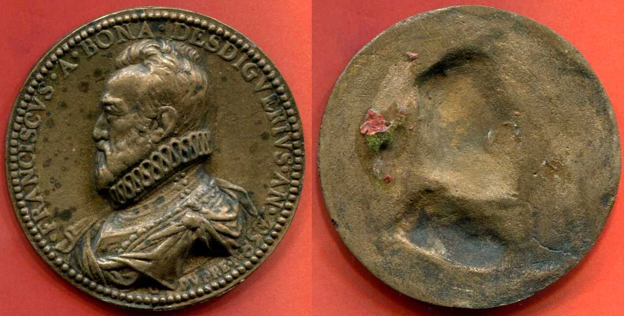 Médailles BRONZE FRANCOIS 1er 1515-1547 FONTE POSTERIEURE EN UNIFACE A ...