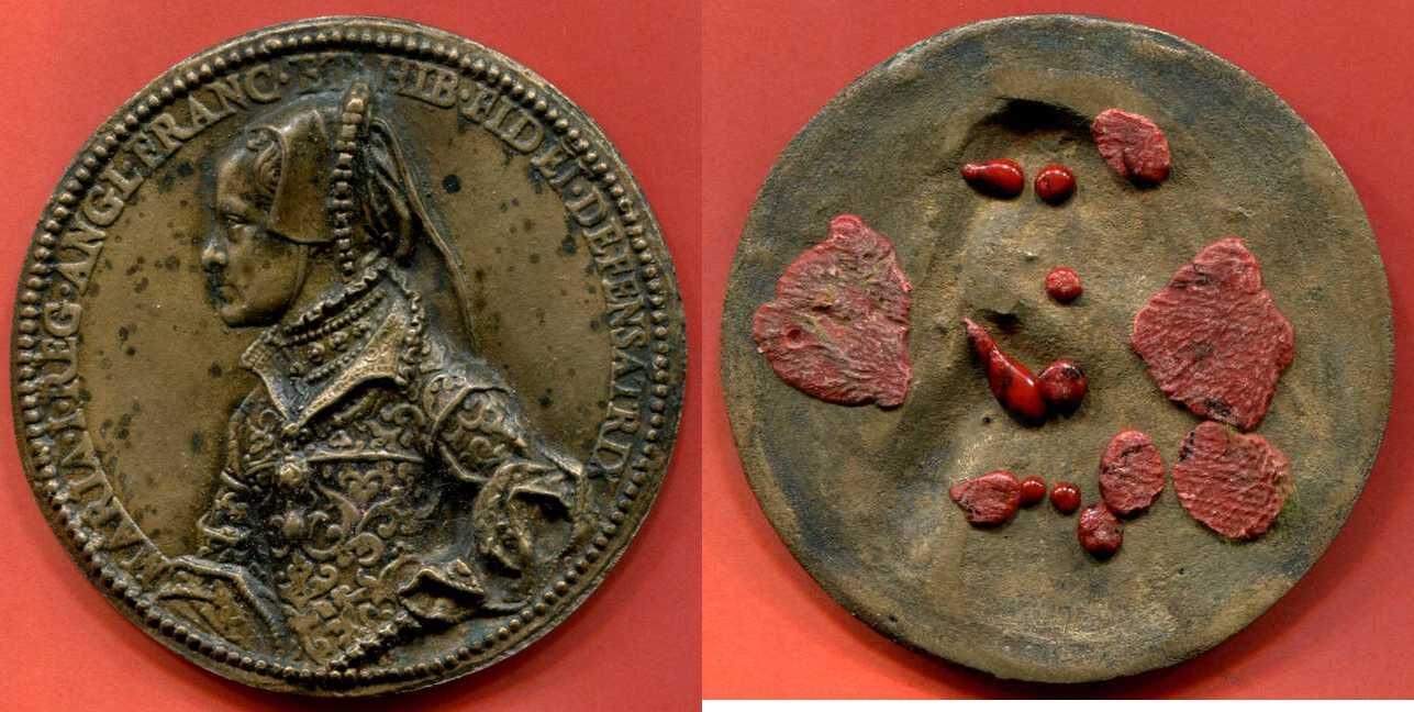 Médailles BRONZE MARIE DE MEDICIS 1573-1642 FONTE POSTERIEURE EN ...