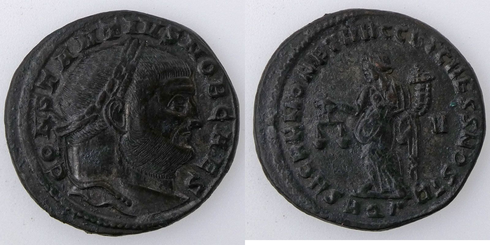CONSTANCE I, CHLORE (293-306) Follis CONSTANCE I CHLORE SACRA MONET ...