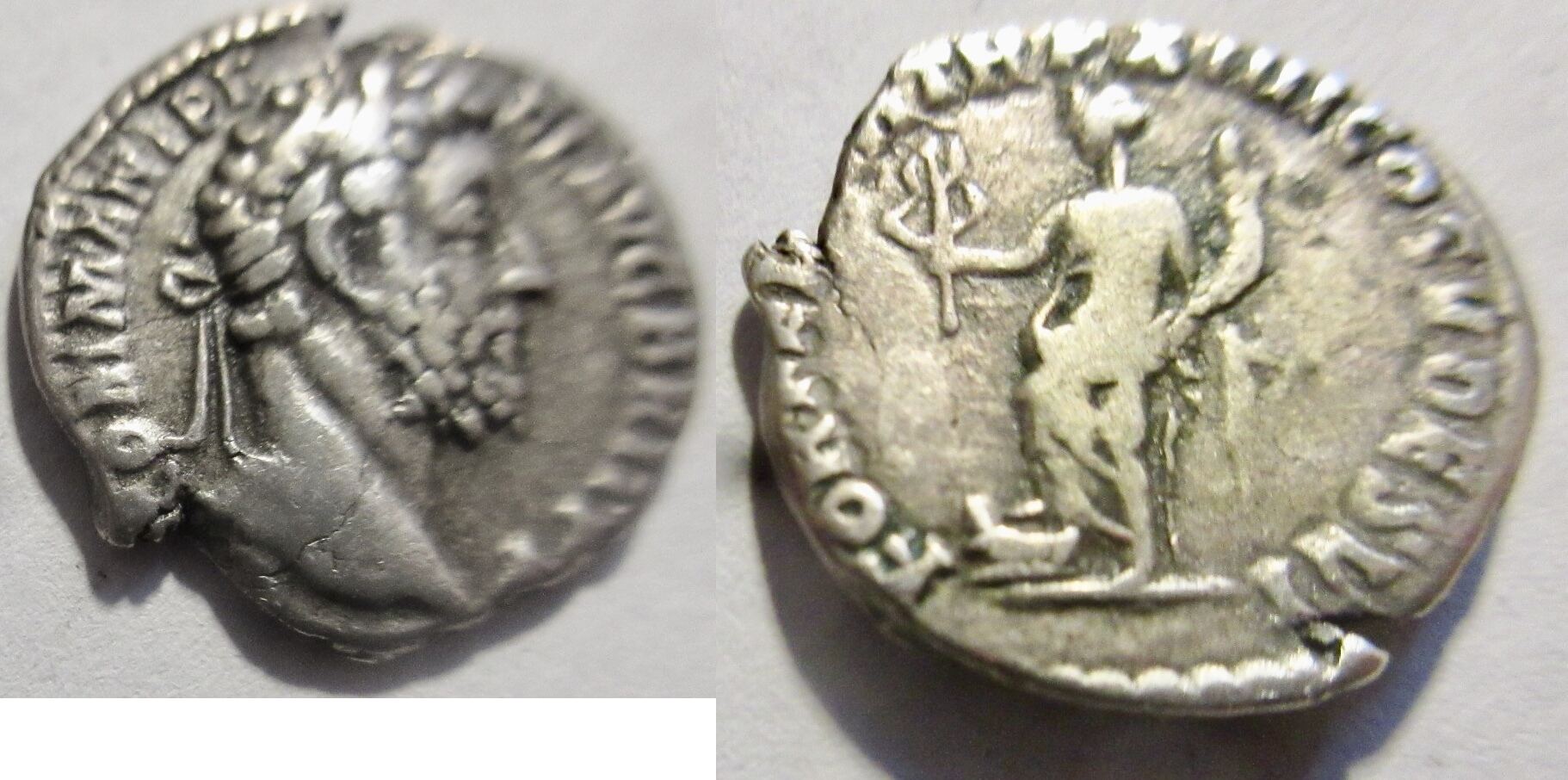 Rom 188/189 n. Chr. Denar von Commodus Rs. Felicitas n. links stehend sehr schön | MA-Shops