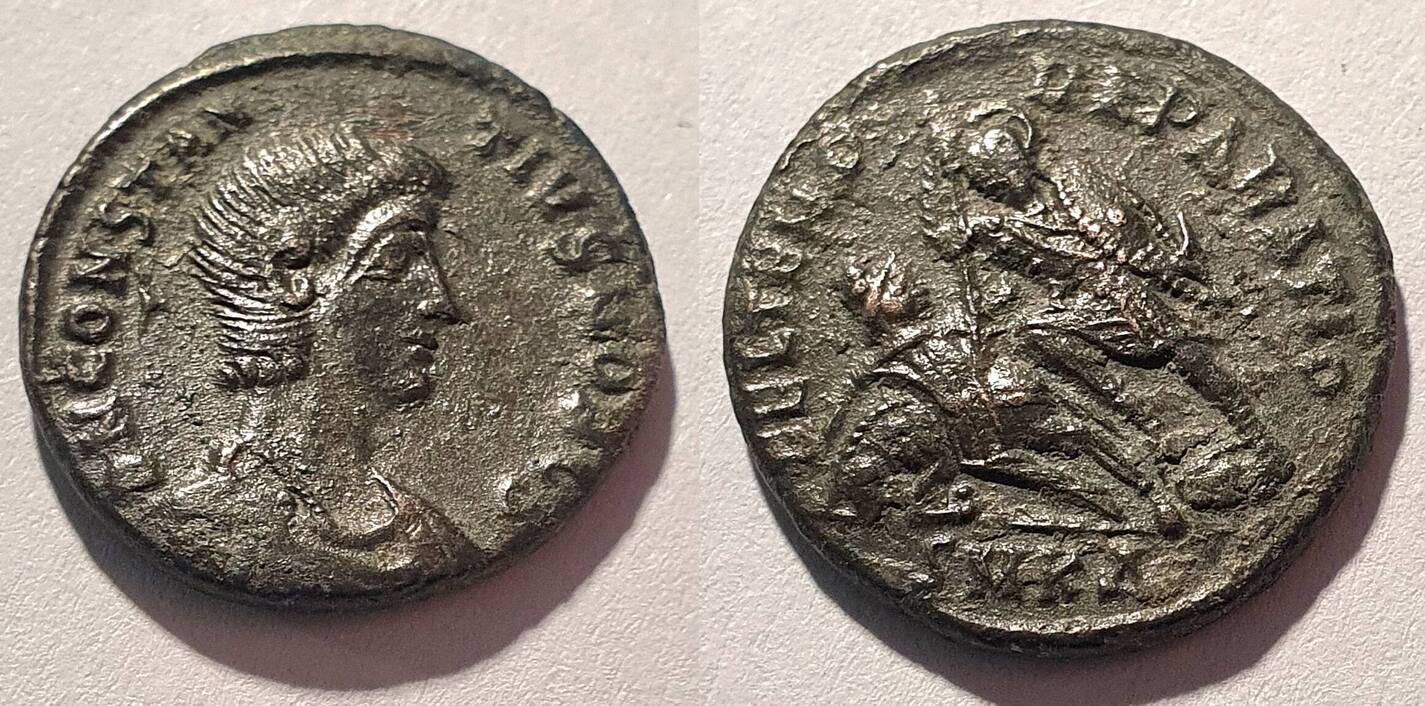 Rom 351-354 n. Chr. Ae-16 (Follis) von Constantius Gallus aus Cyzikus ...