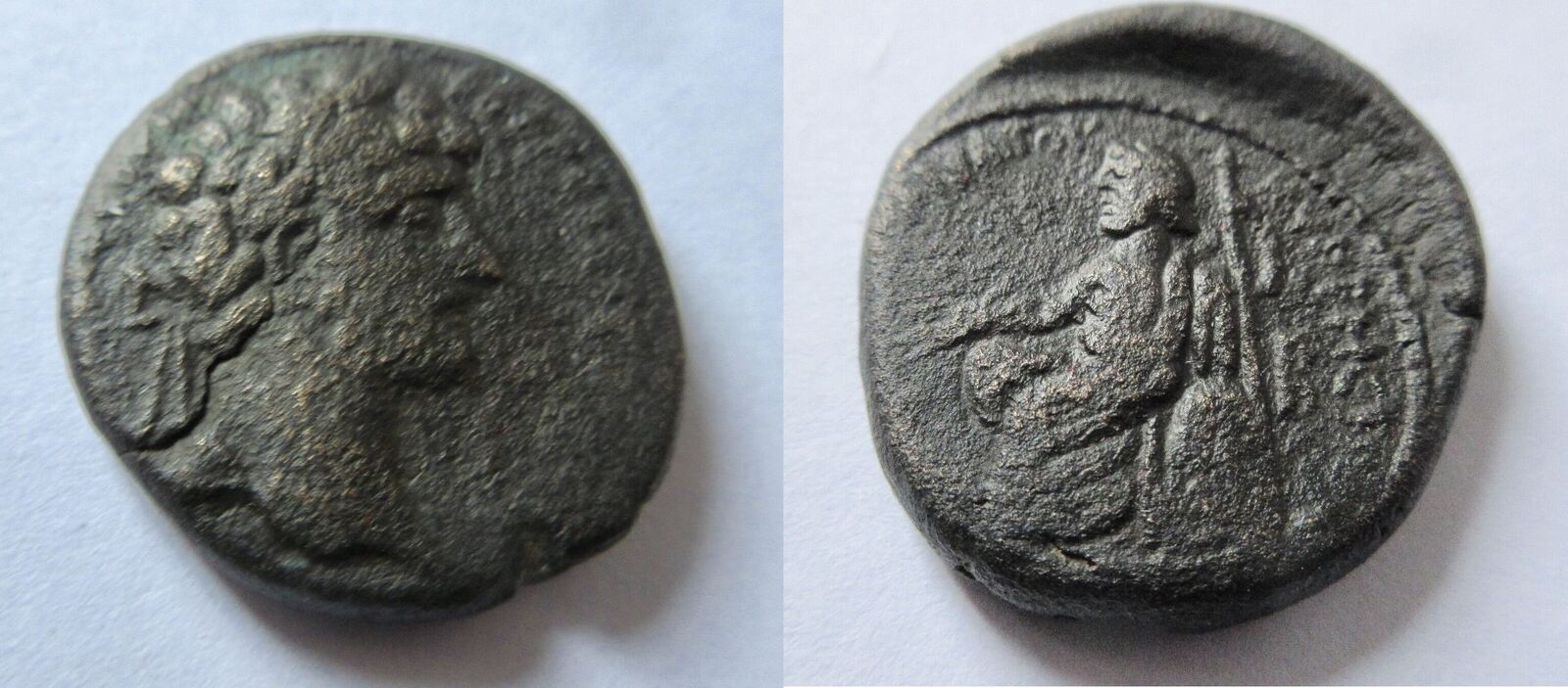 Rom 146-161 n Chr. Ae-24 von Marcus Aurelius aus Cyrrhus in Syrien Rs ...
