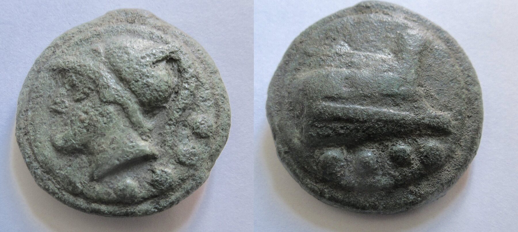 Römische Republik 225-217 v. Chr. Ae-Triens (Aes-Grave) Römischen ...