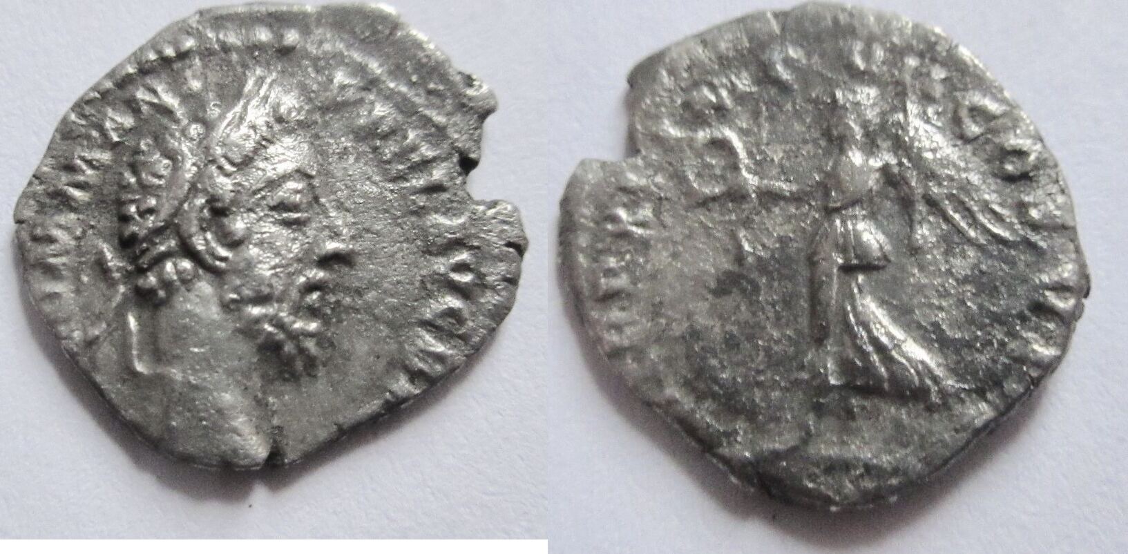 Rom 190 n. Chr. Denar von Commodus Rs. Viktoria n. links schreitend sehr schön | MA-Shops