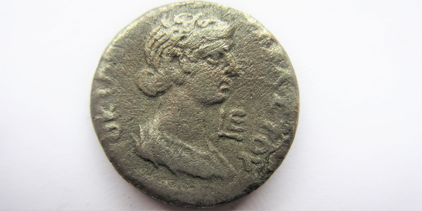 Rom 58/59 n. Chr. Billon-Tetradrachme von Nero Rs. Büste der Octavia n ...