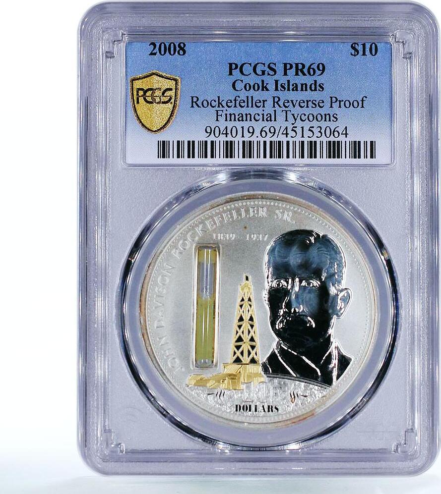 Cook Islands 10 dollars Cook Island 10 $ John Rockefeller Financial ...