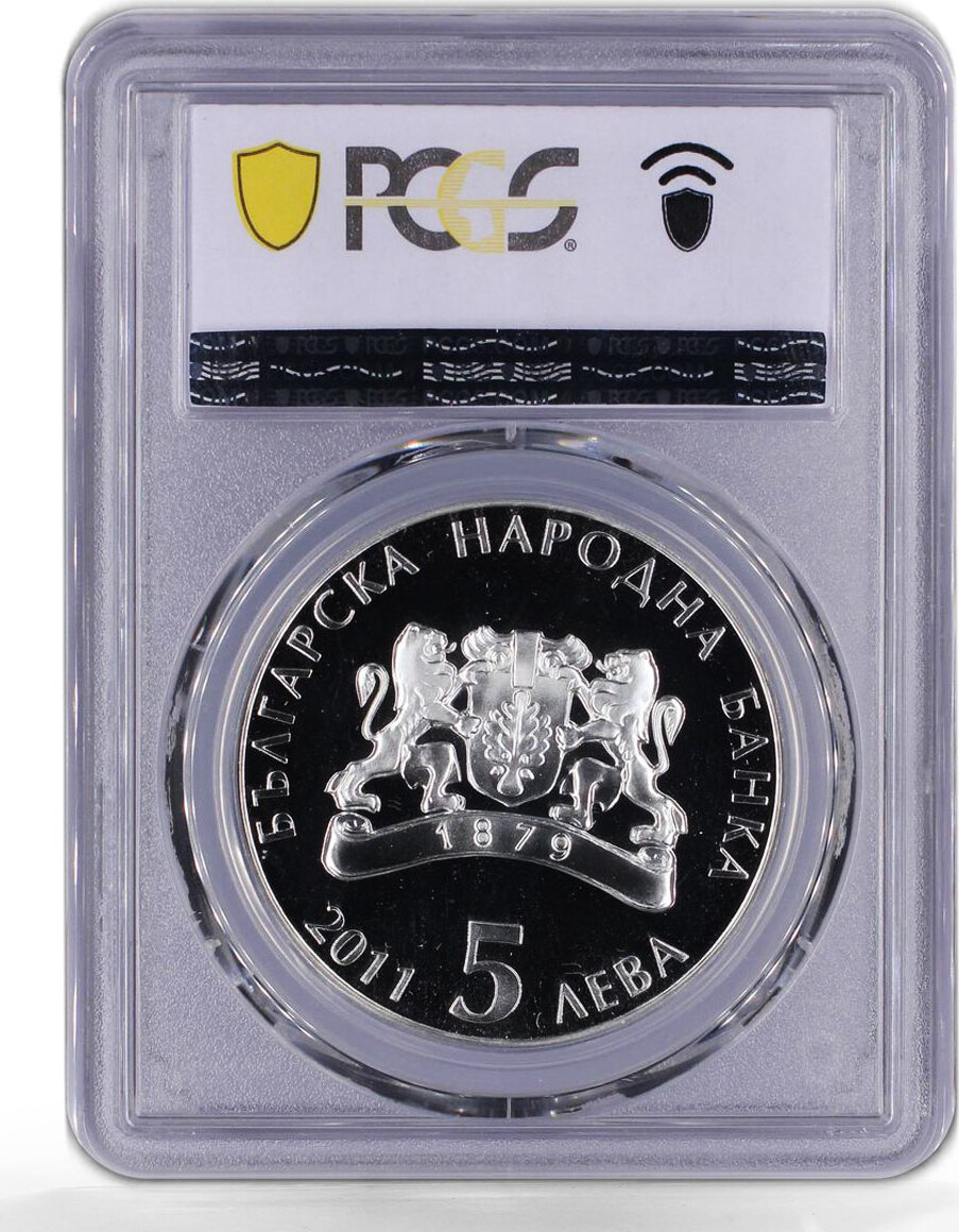 Bulgaria 5 leva Folk Tales Kose Bose Literature PR67 PCGS silver coin ...