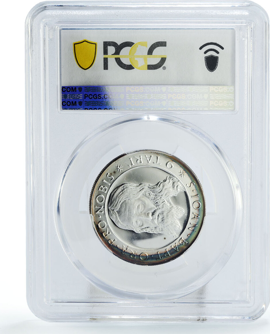 Order of Malta 9 tari Apostles St John the Baptist X#41 PR66 PCGS ...