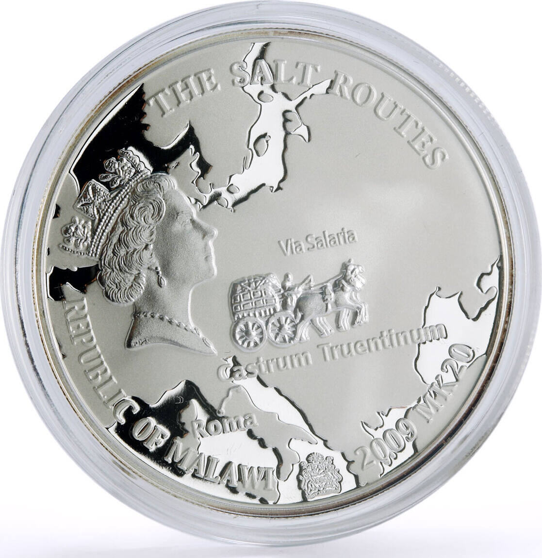 Malawi 20 kwacha Salt Routes Roma Castrum Truentinum Aurelian proof ...