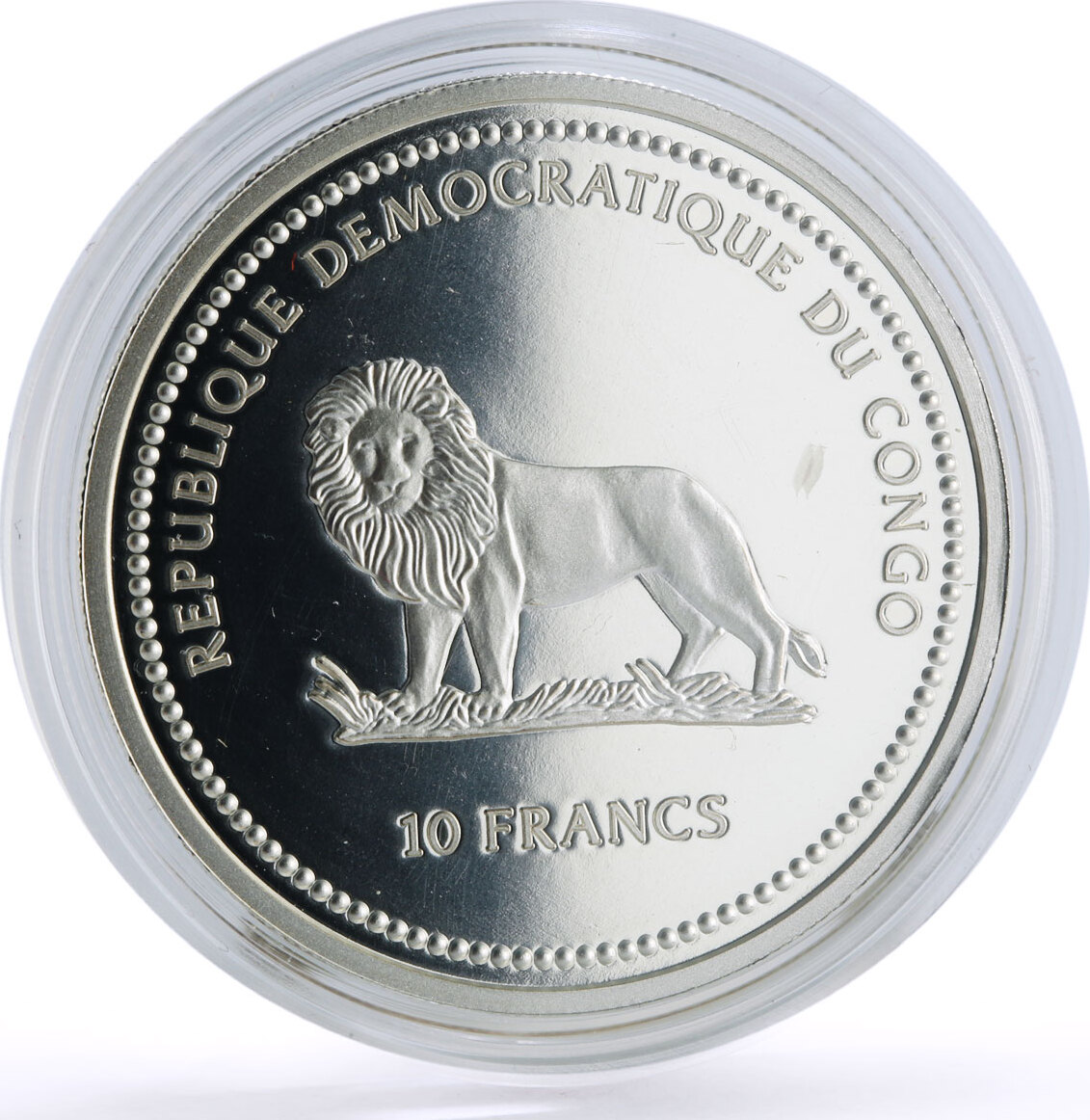 Democratic Republic of the Congo Congo 10 francs Conservation Wildlife ...