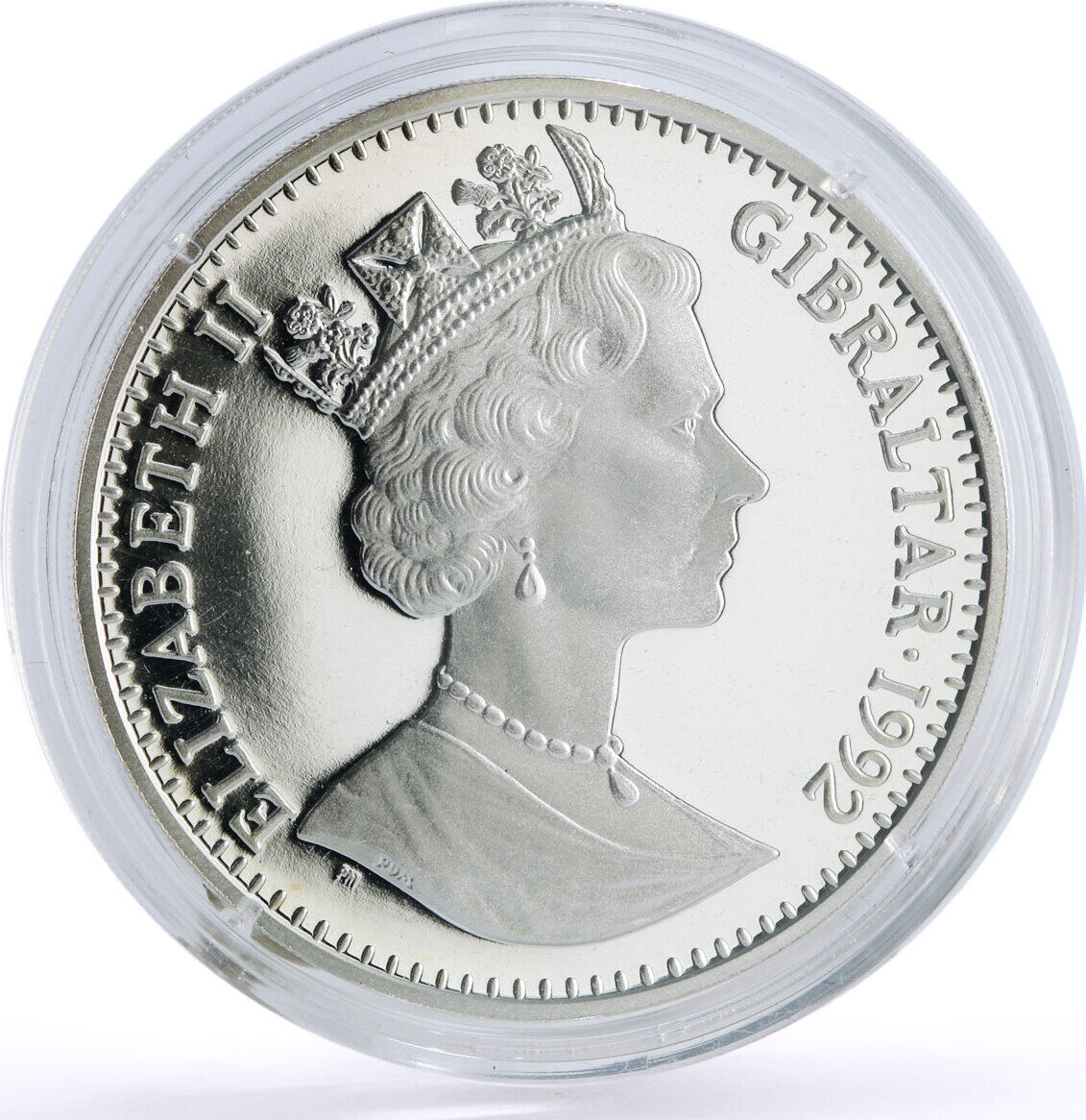 Gibraltar 1 crown Home Pets Cocker Spaniel Dog Animals proof silver ...