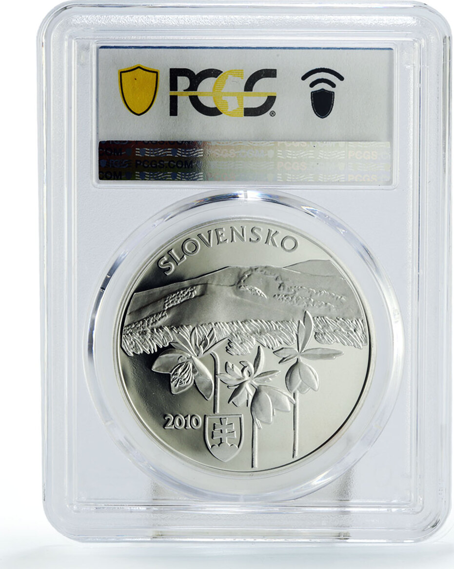 Slovakia 20 euro National Park Poloniny Wolves Fauna PR70 PCGS silver ...