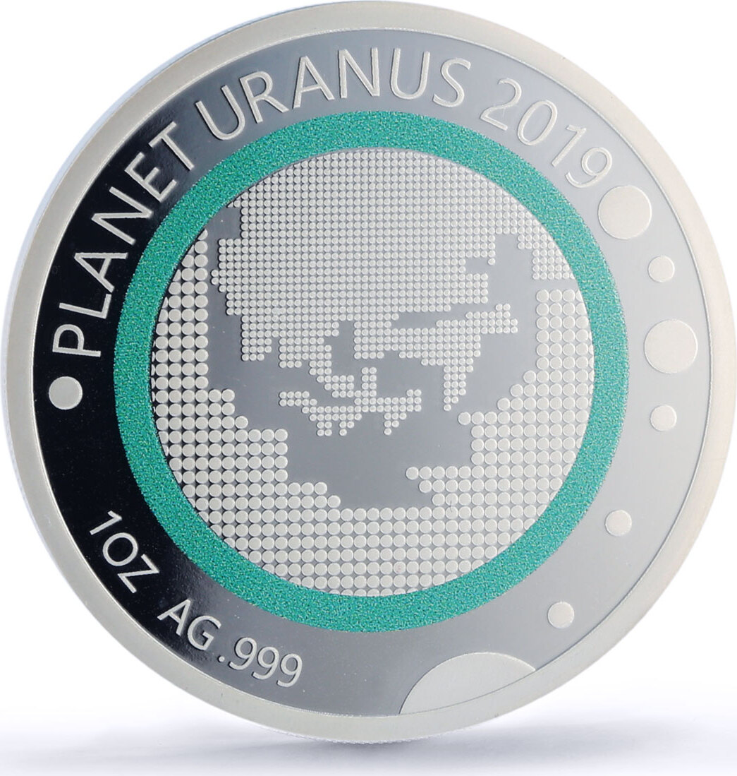 Togo 1000 francs Uranus Solar System Planets Space PR69 PCGS silver ...