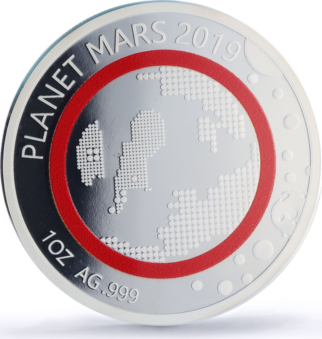 Togo 1000 francs Mars Solar System Planets Space PR69 PCGS silver coin ...