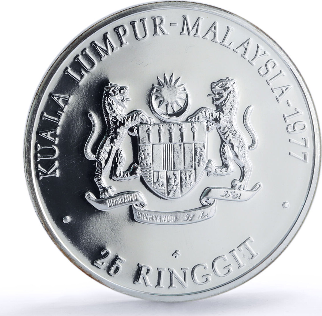 Malaysia 25 ringgit 9th South East Asian Games Sports MS 69 NGC silver ...