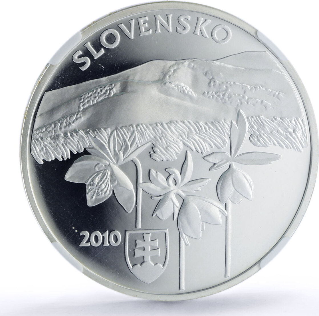 Slovakia 20 euro National Park Poloniny Wolves Fauna PF 70 NGC silver ...