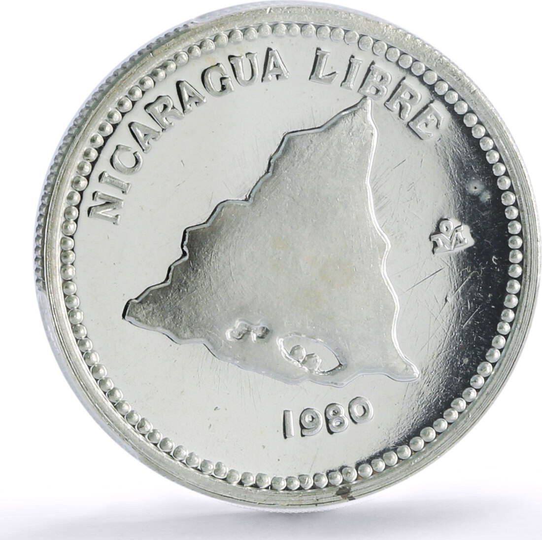 Nicaragua 500 cordobas Augusto Sandino Revolutionary PR 67 PCGS silver ...