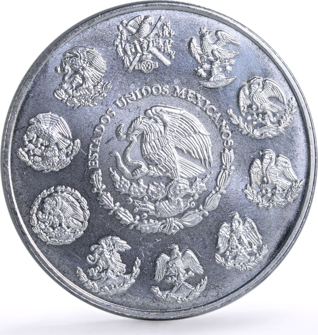 Mexico 1 onza Libertad Angel of Independence silver coin 2001 BU | MA-Shops