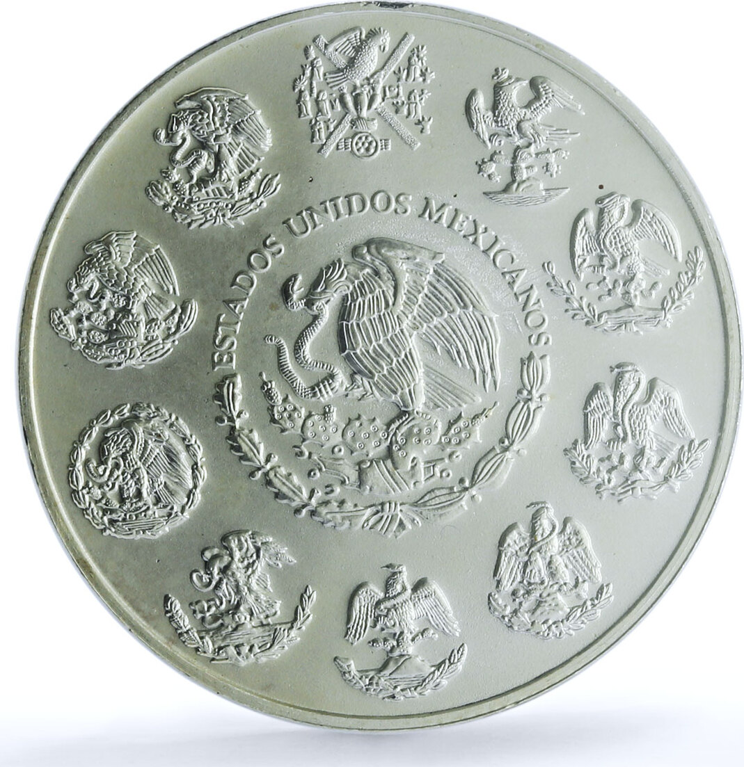 Mexico 1 onza Libertad Angel of Independence KM-613 PR 64 PCGS silver ...