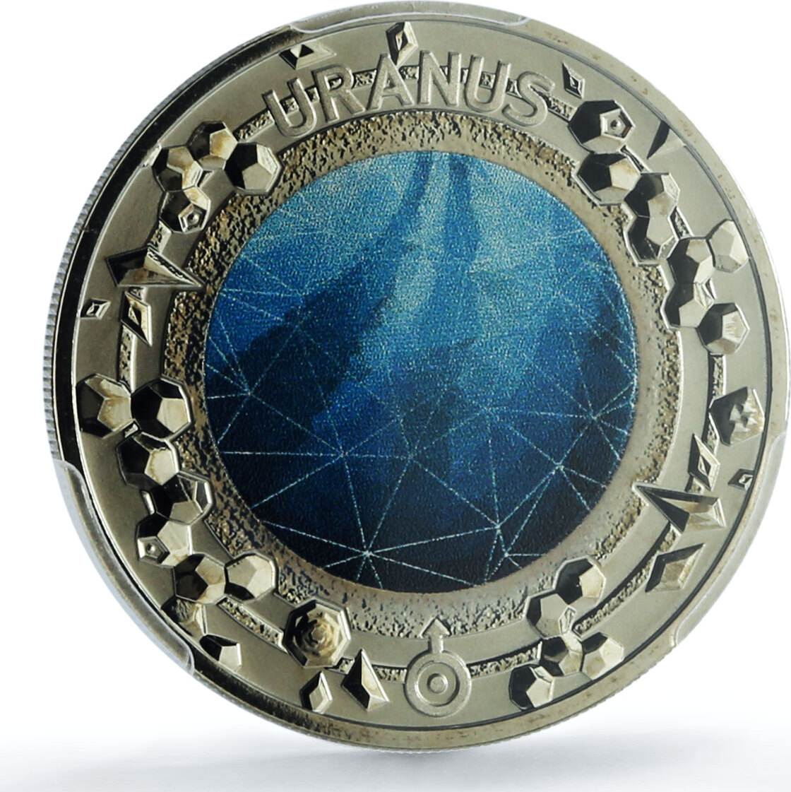 Australia 20 cents Uranus KM-2797 Planetary Space MS 70 PCGS CuNi coin ...