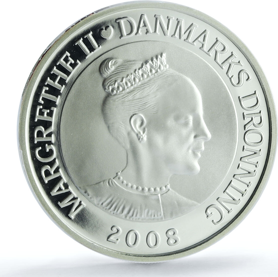 Denmark 500 kroner Yacht Dannebrog KM-929 Ship PR 69 PCGS silver coin ...