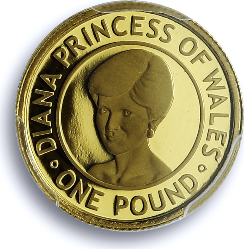 Bailiwick of Jersey Jersey 1 pound Princess Diana Wales KM-173 Politics ...