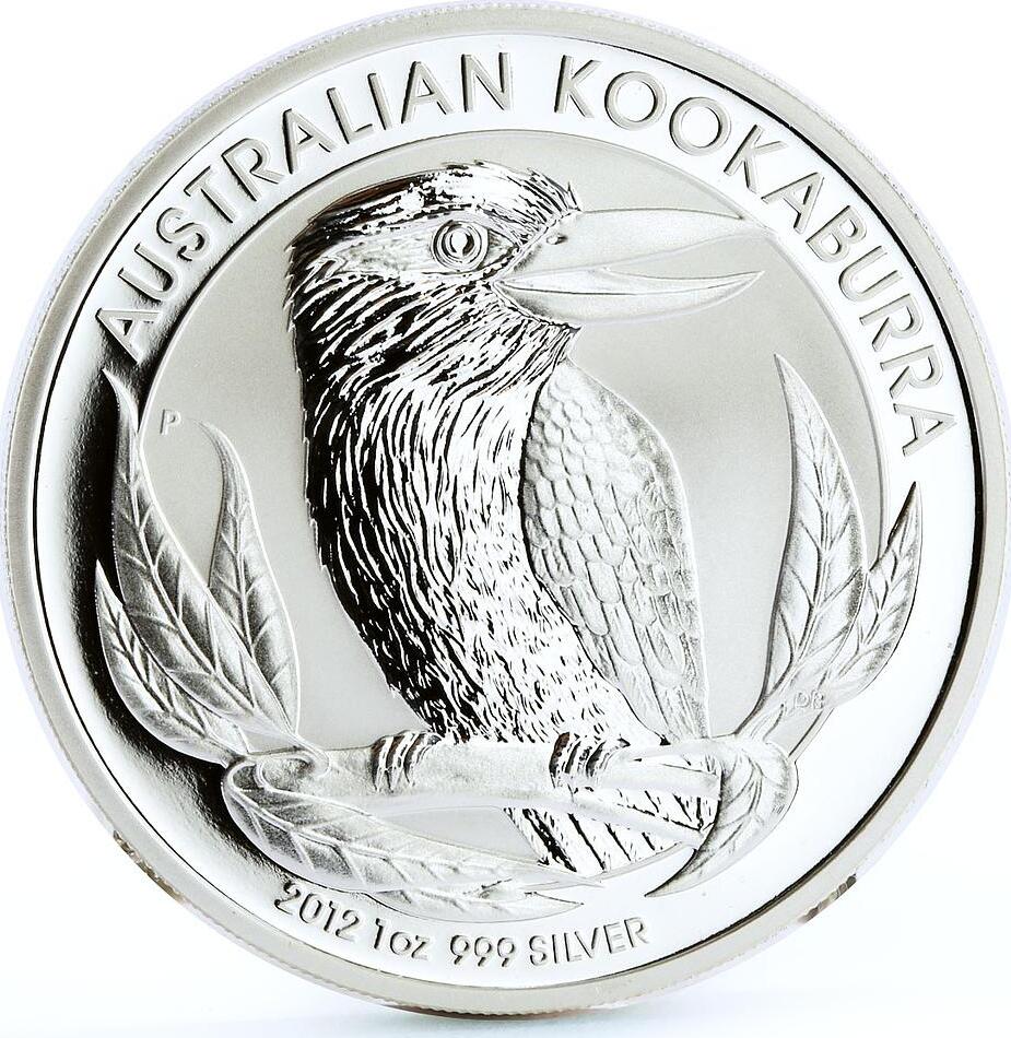 Australia 1 dollar Endangered Wildlife Kookaburra Bird Fauna silver ...