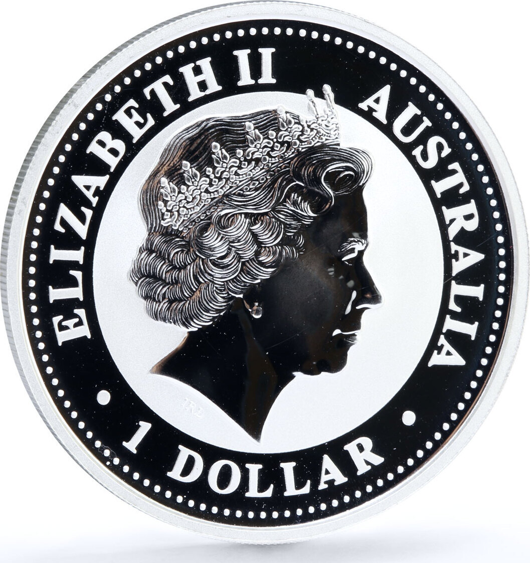 Australia 1 dollar Kookaburra Bird Zodiac Signs Aquarius silver coin ...