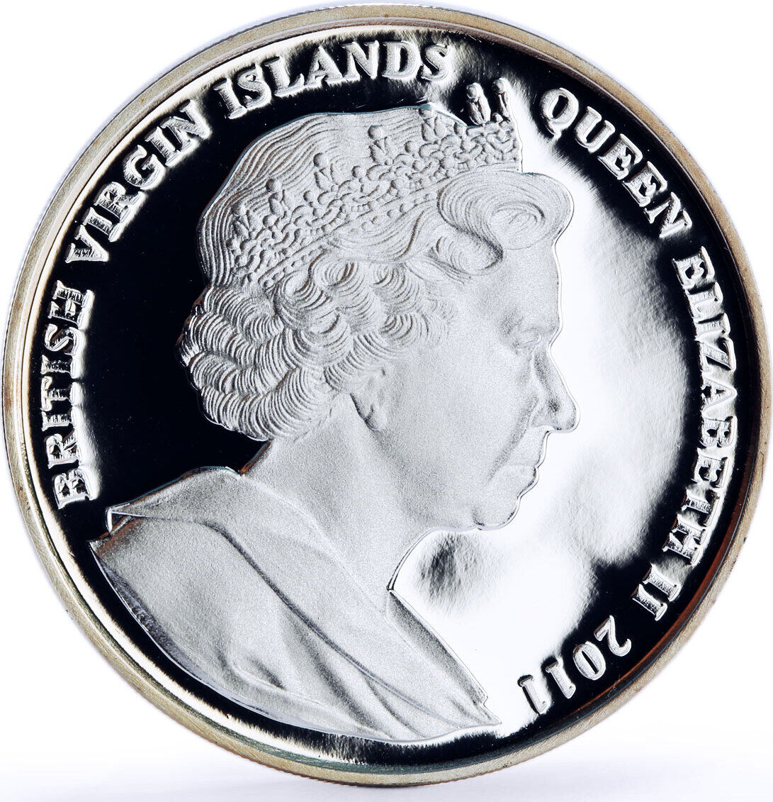 Virgin Islands (British) British Virgin Islands 10 dollars Vitus Bering ...