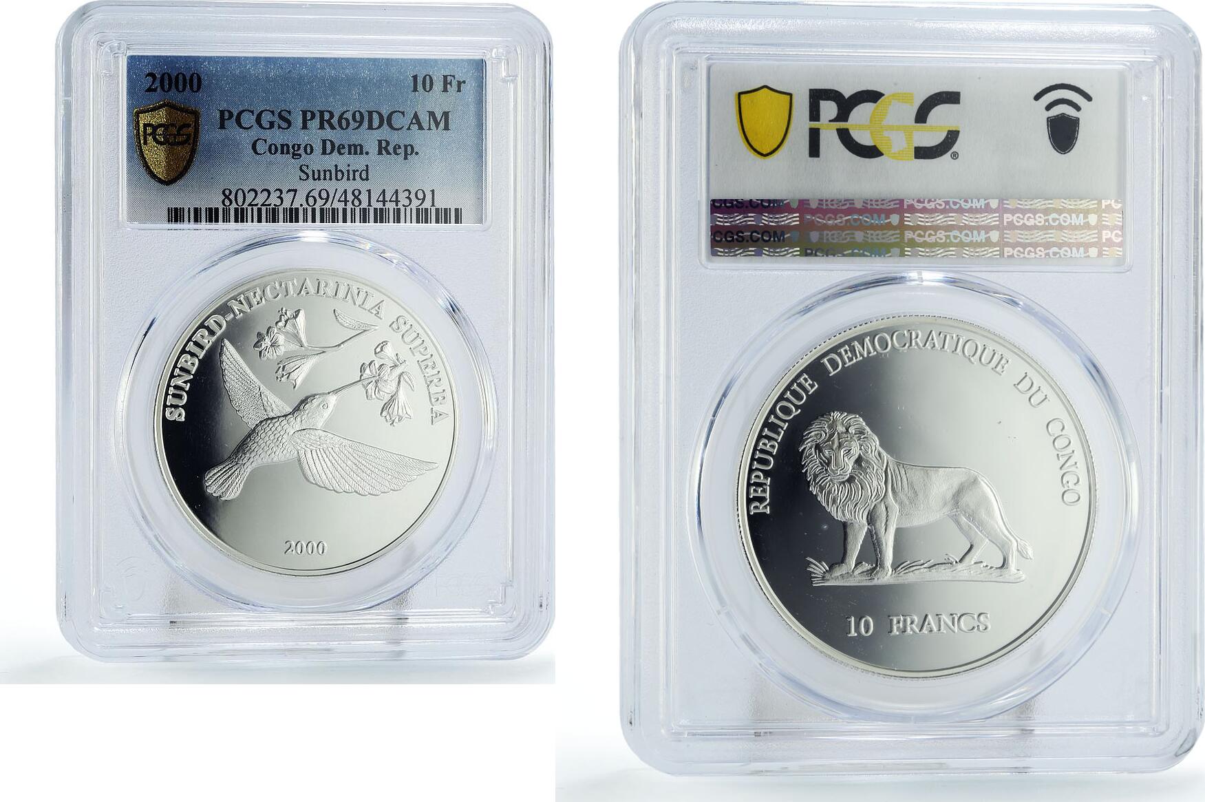 Democratic Republic of the Congo Congo 10 francs Conservation ...