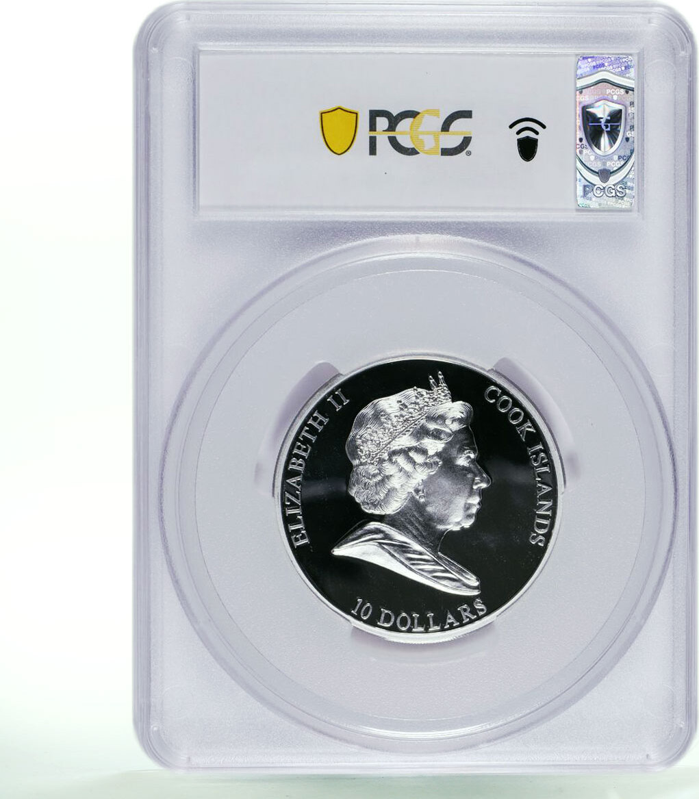 Cook Islands 10 dollars Rulers of Russia Elizabeth I PR69 PCGS silver ...