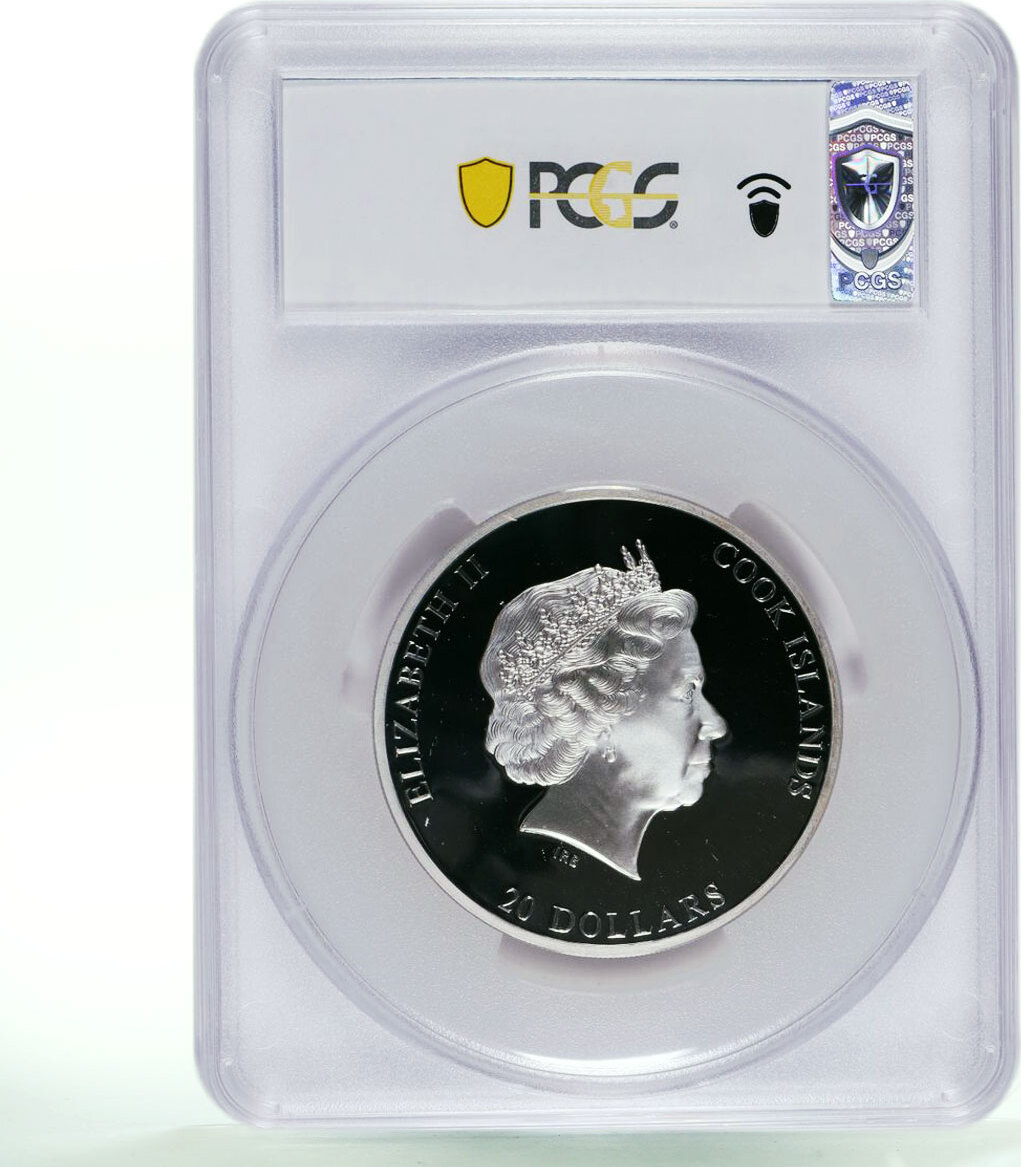 Cook Islands 20 dollars Gustav Klimt Adele Bloch Bauer PR68 PCGS Ag ...