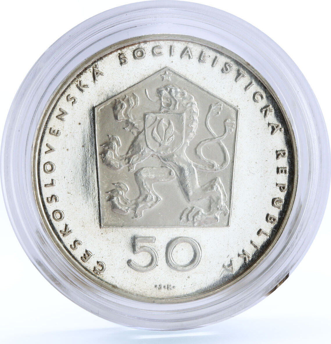 Czech Republic Czechoslovakia 50 korun 50 Years Communist Party Workers ...