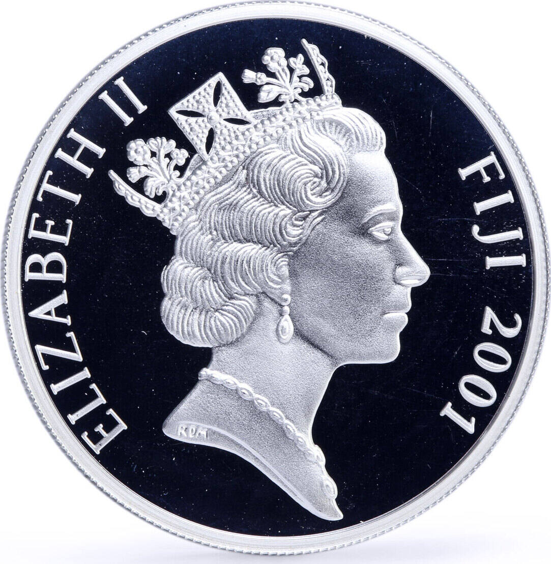 Fiji 10 dollars Seafaring HMS Providence Ship Clipper proof silver coin ...