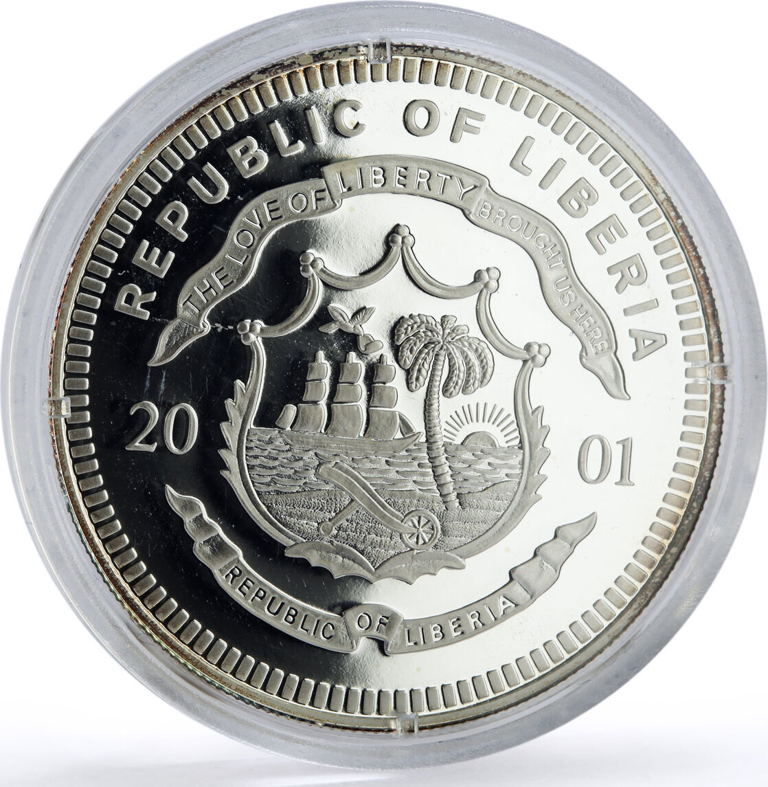 Liberia 20 dollars Trains Railway Locomotive Alcos Bo Bo silver coin ...