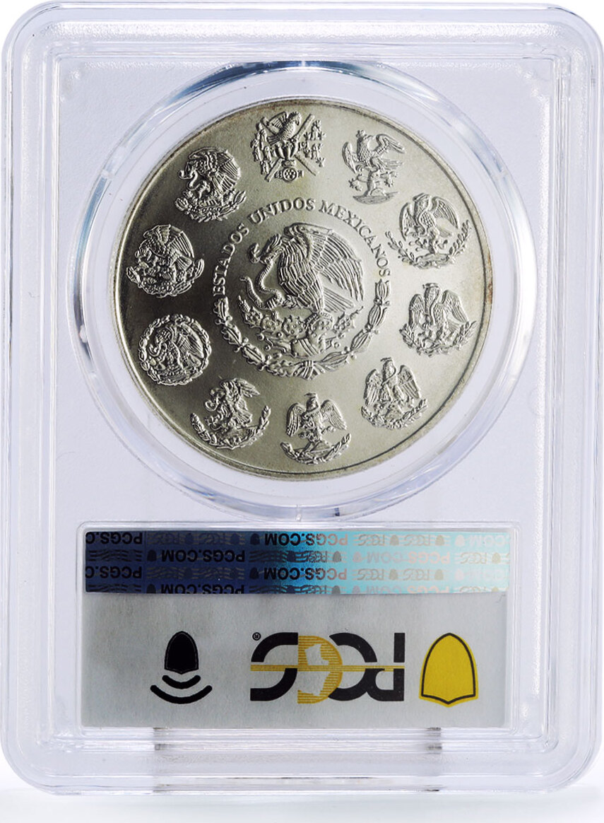 Mexico 1 onza Libertad Angel of Independence MS68 PCGS silver coin 2003 ...