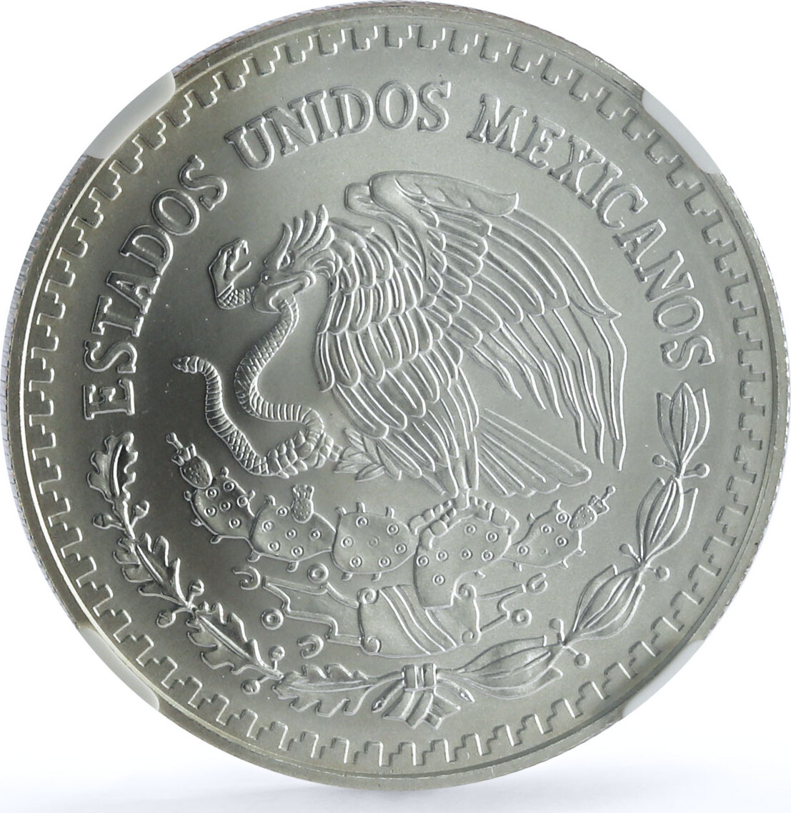Mexico 1 onza Libertad Angel of Independence MS69 NGC silver coin 1999 ...