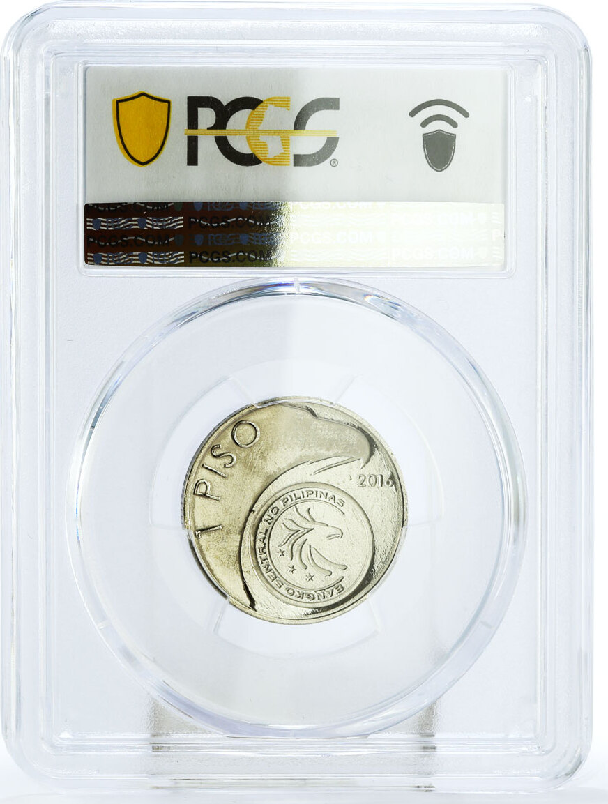 Philippines 1 piso 150 Years General Isidoro Torres MS65 PCGS nickel ...