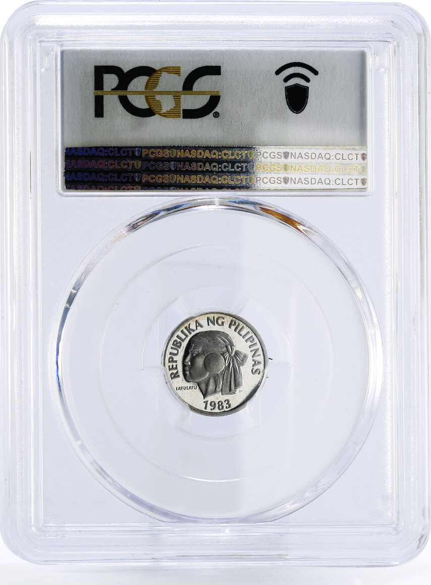 Philippines 1 sentimo Mactan Ruler Lapu-Lapu Sea Shell PR66 PCGS Al ...