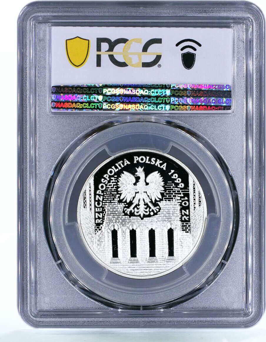 Poland 10 zlotych Church Reformator Jan Laski PR69 PCGS silver coin ...