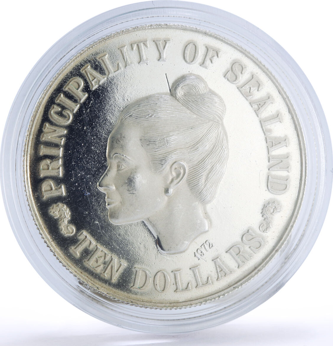 Coral Sea Islands Sealand 10 dollars Ship Clipper Princess Joan I Head ...