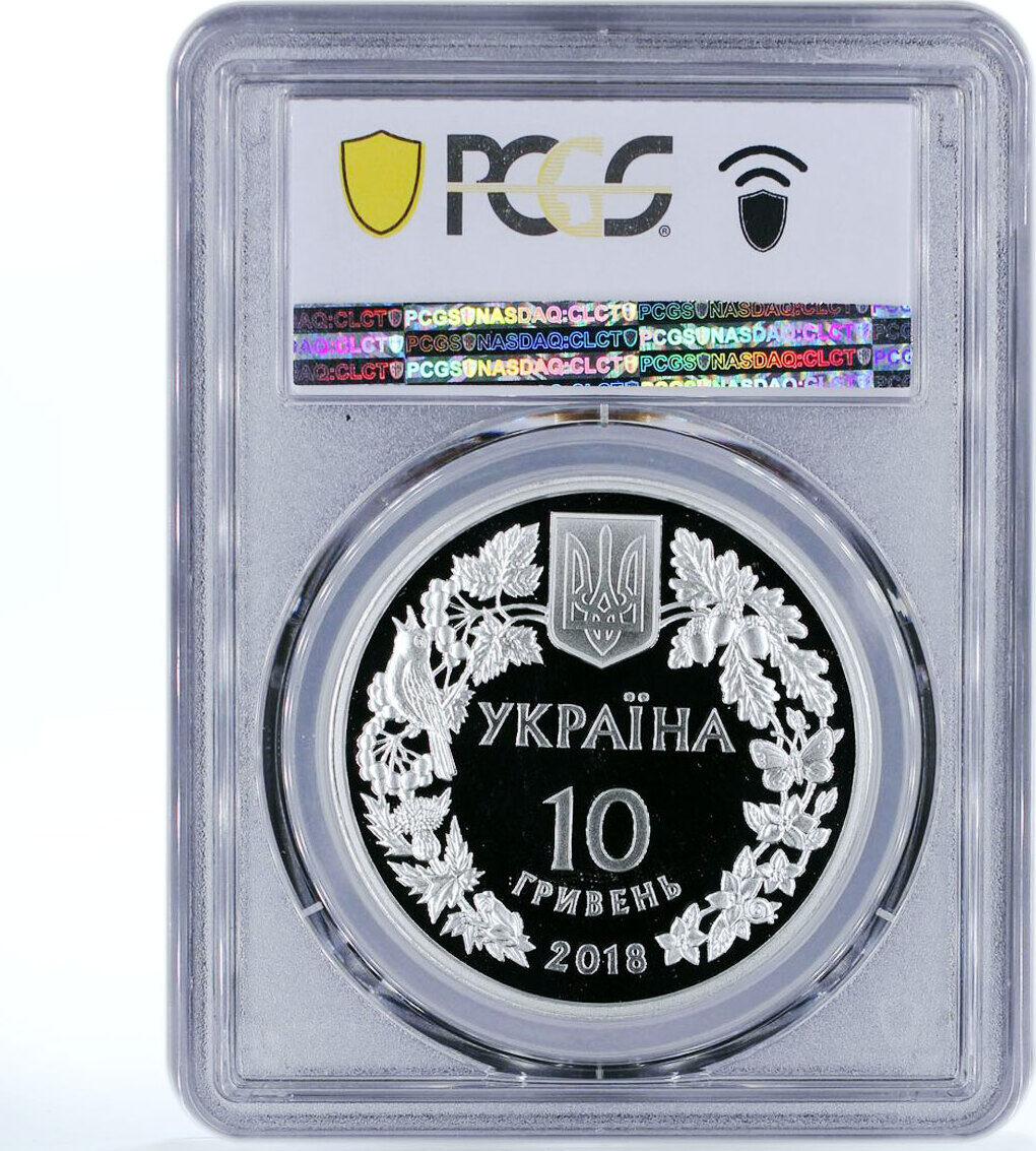 10 hryvnas Ukraine 10 hryven Marena Barbus Borysthenicus PR69 PCGS ...