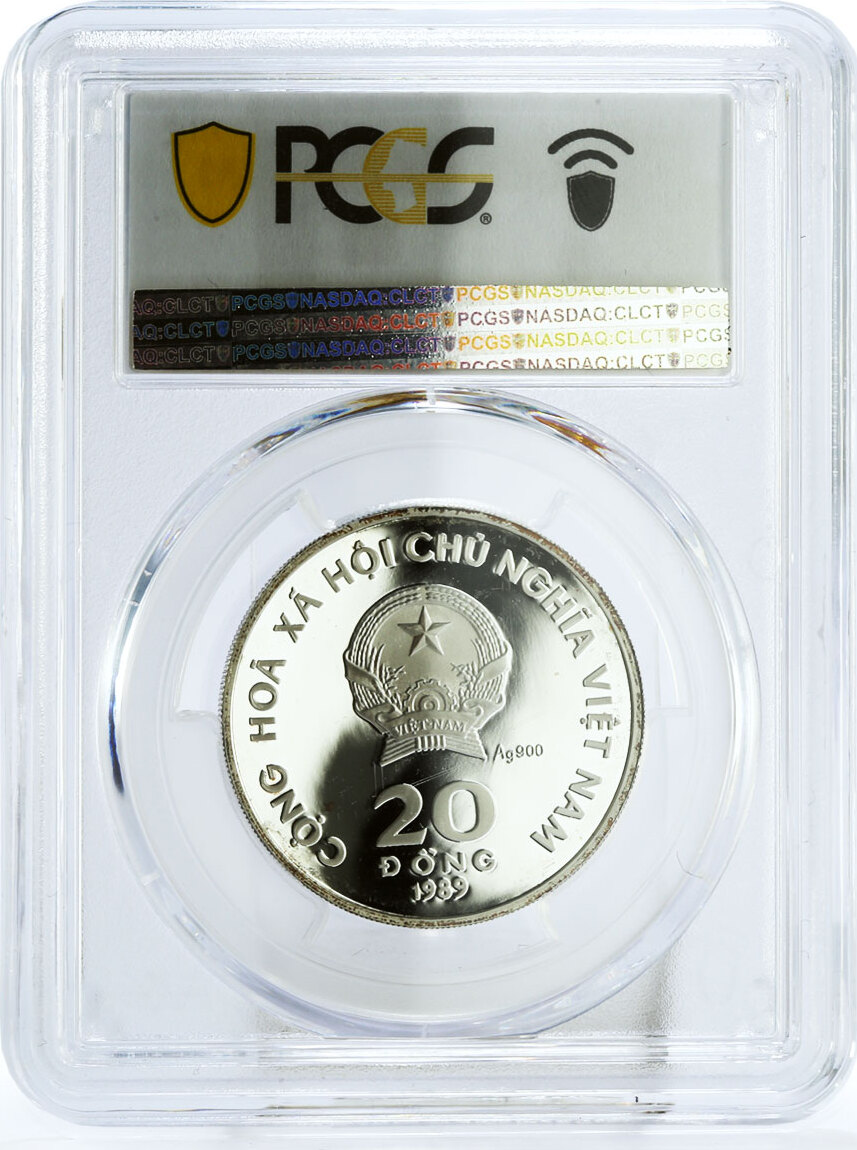 Vietnam 20 dong 100th Anniversary of Ho Chi Minh Politics PR65 PCGS Ag ...