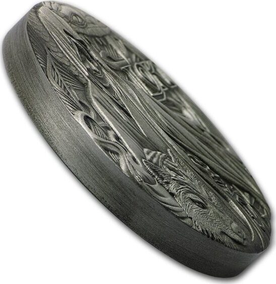 Tuvalu 2016 – 2$ Norse Gods Loki – 2oz Silver High Relief Coin | MA-Shops