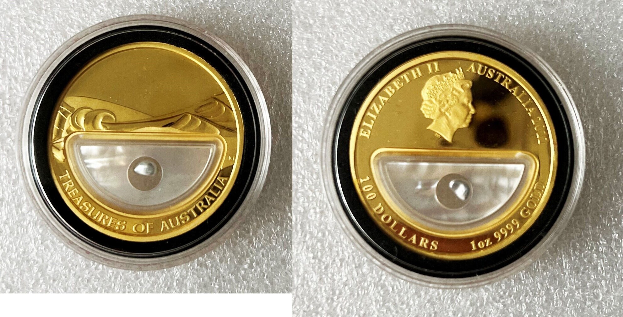 Australia 2011 – 100$ Treasures of Australia Pearls – 1oz Gold Proof ...