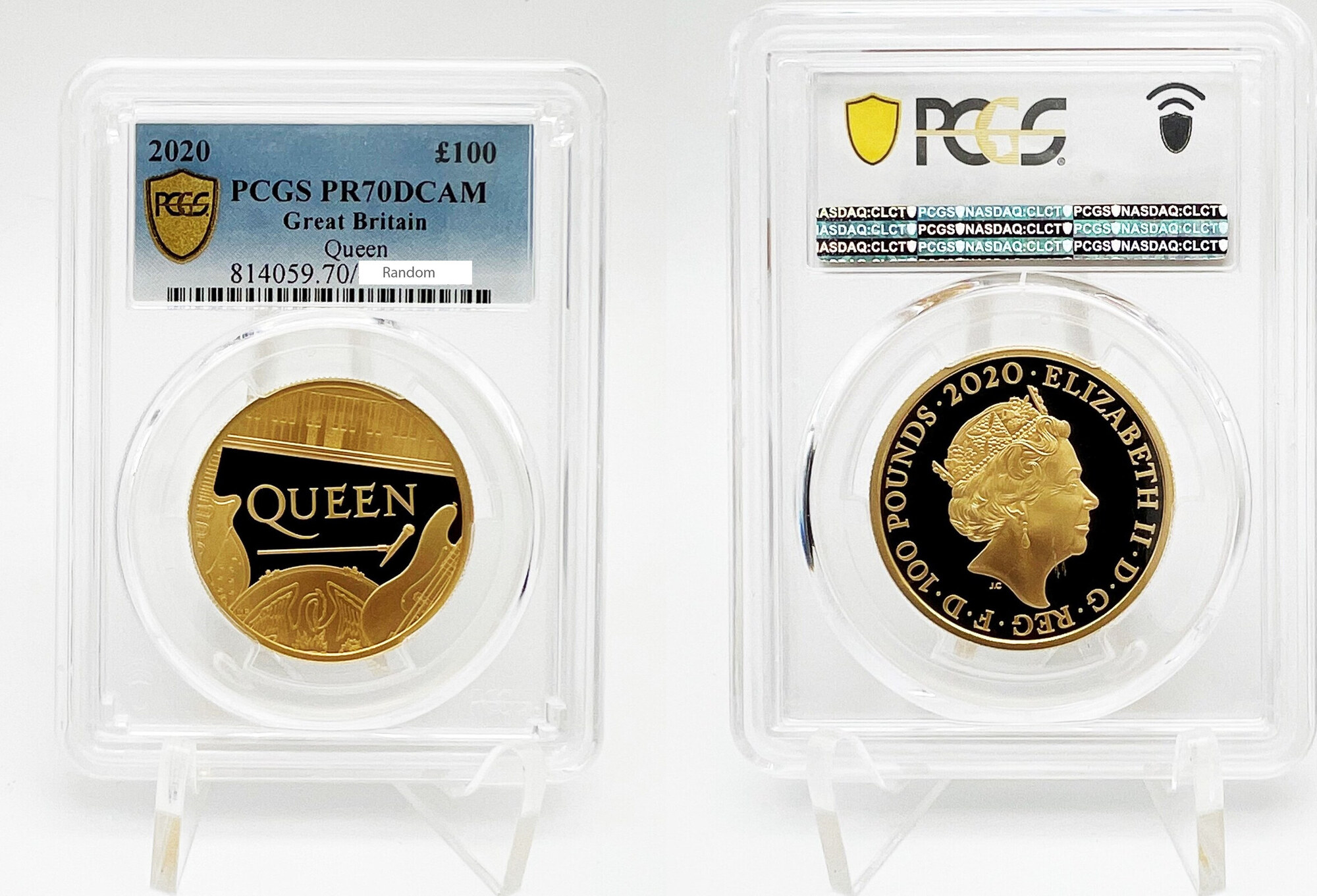 Great Britain UK 2020 100 Pounds Music Legends QUEEN 1 oz Gold Proof ...