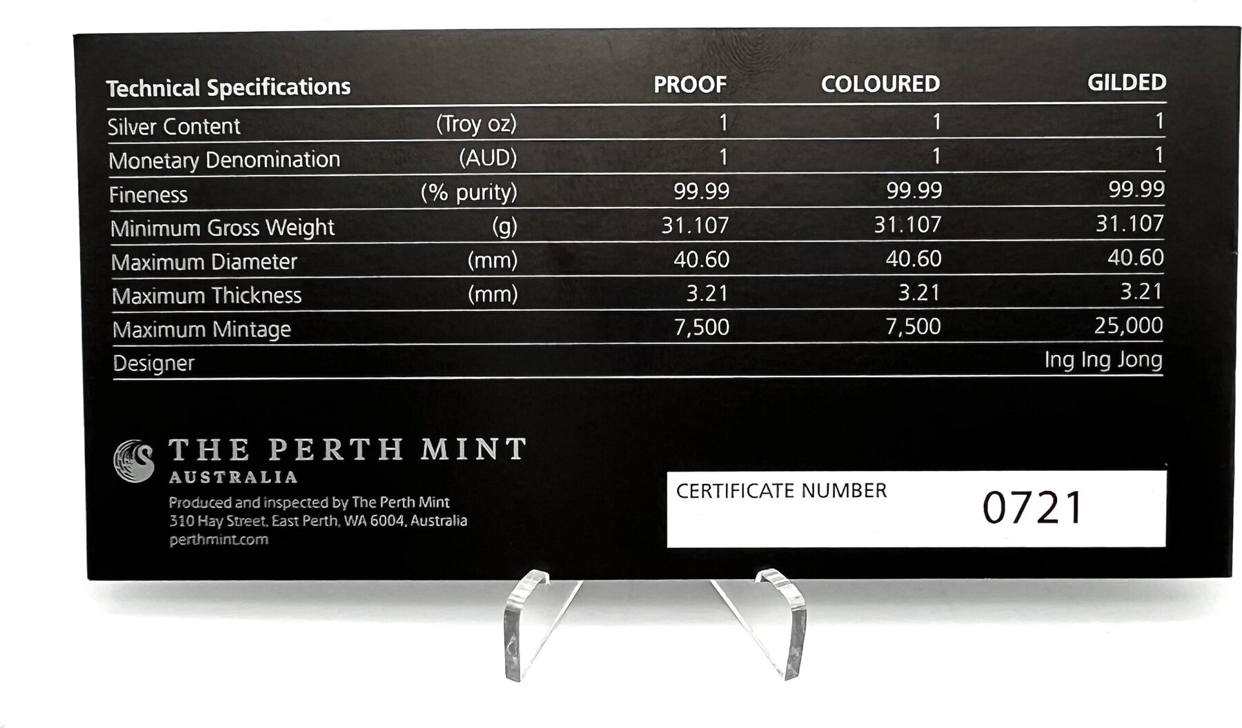 Australia 1$ 2020 YEAR OF THE MOUSE Lunar Series III 3 x 1 oz Silver ...