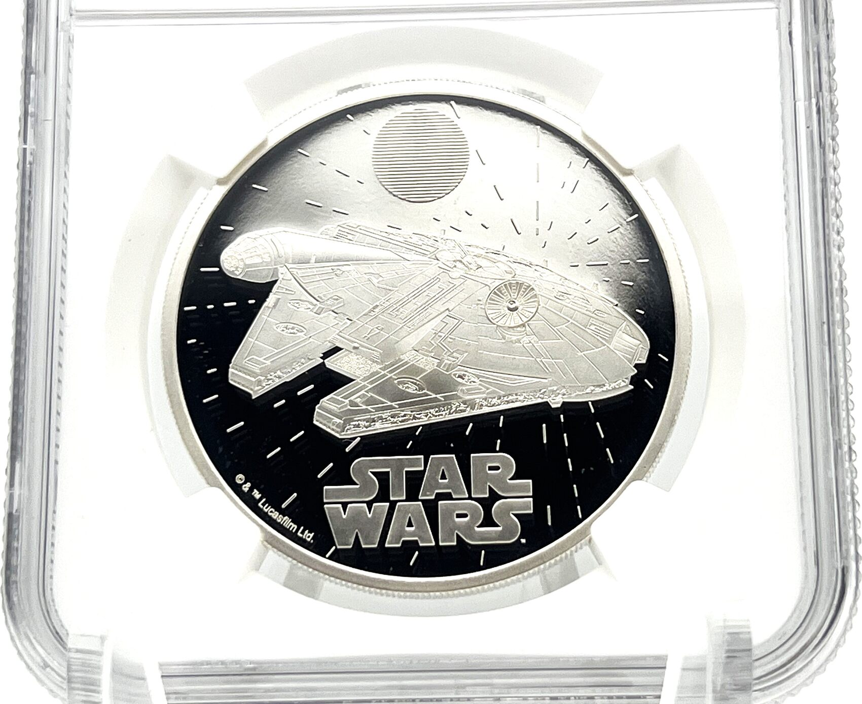 Great Britain 2 Pounds 2024 STAR WARS Millennium Falcon 1 oz Silver ...