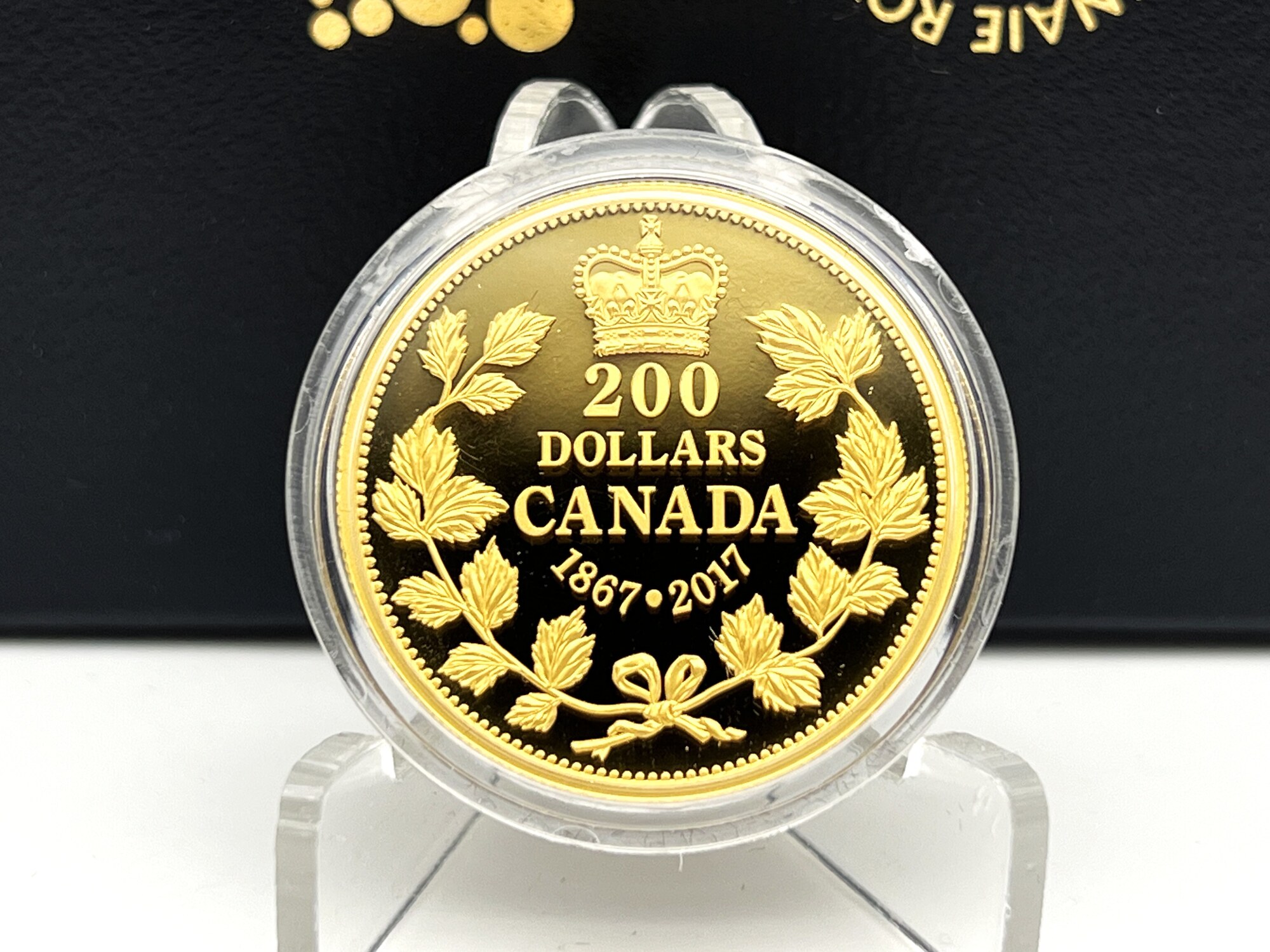 Canada 200$ 2017 150 Years of Passion The MAPLE LEAF 1 oz Gold Coin ...